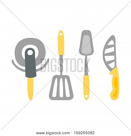 Set Kitchen Utensils Vector & Photo (Free Trial) | Bigstock