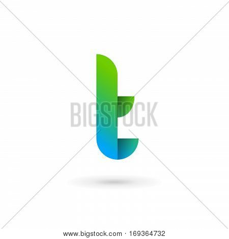 Letter T Ribbon Logo Vector & Photo (Free Trial) | Bigstock