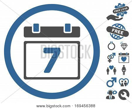 Week Pictograph Bonus Vector & Photo (Free Trial) | Bigstock