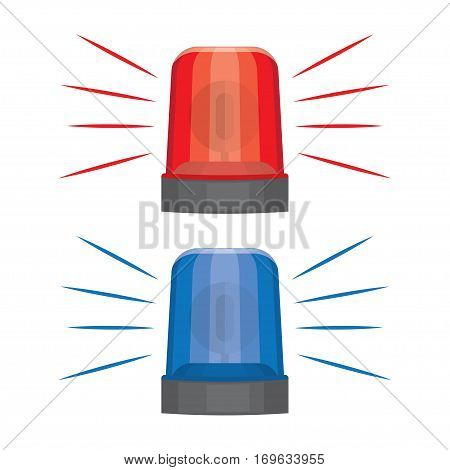 Blue Red Flashing Vector & Photo (Free Trial) | Bigstock
