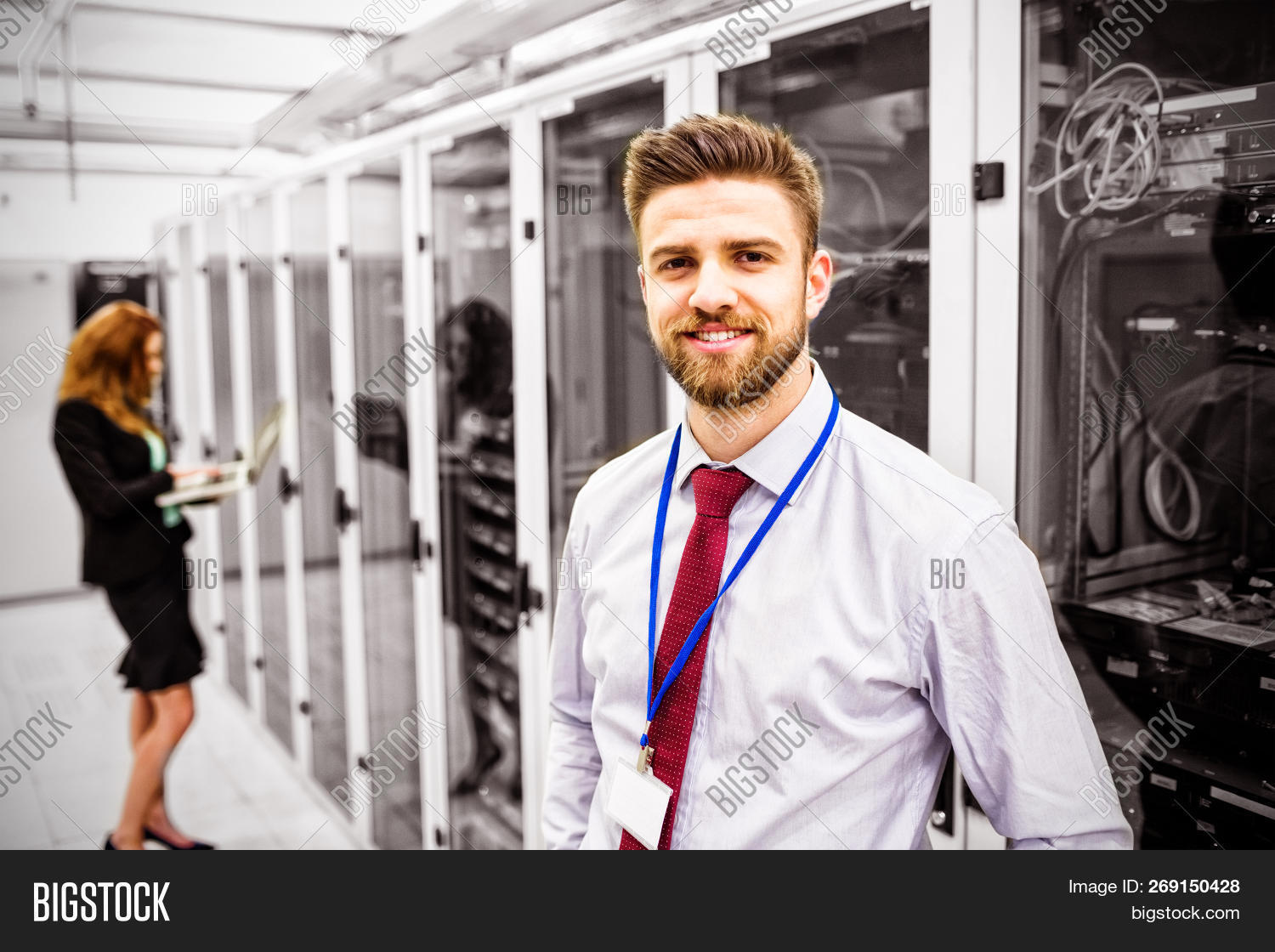 Smiling Technician Image & Photo (Free Trial) | Bigstock