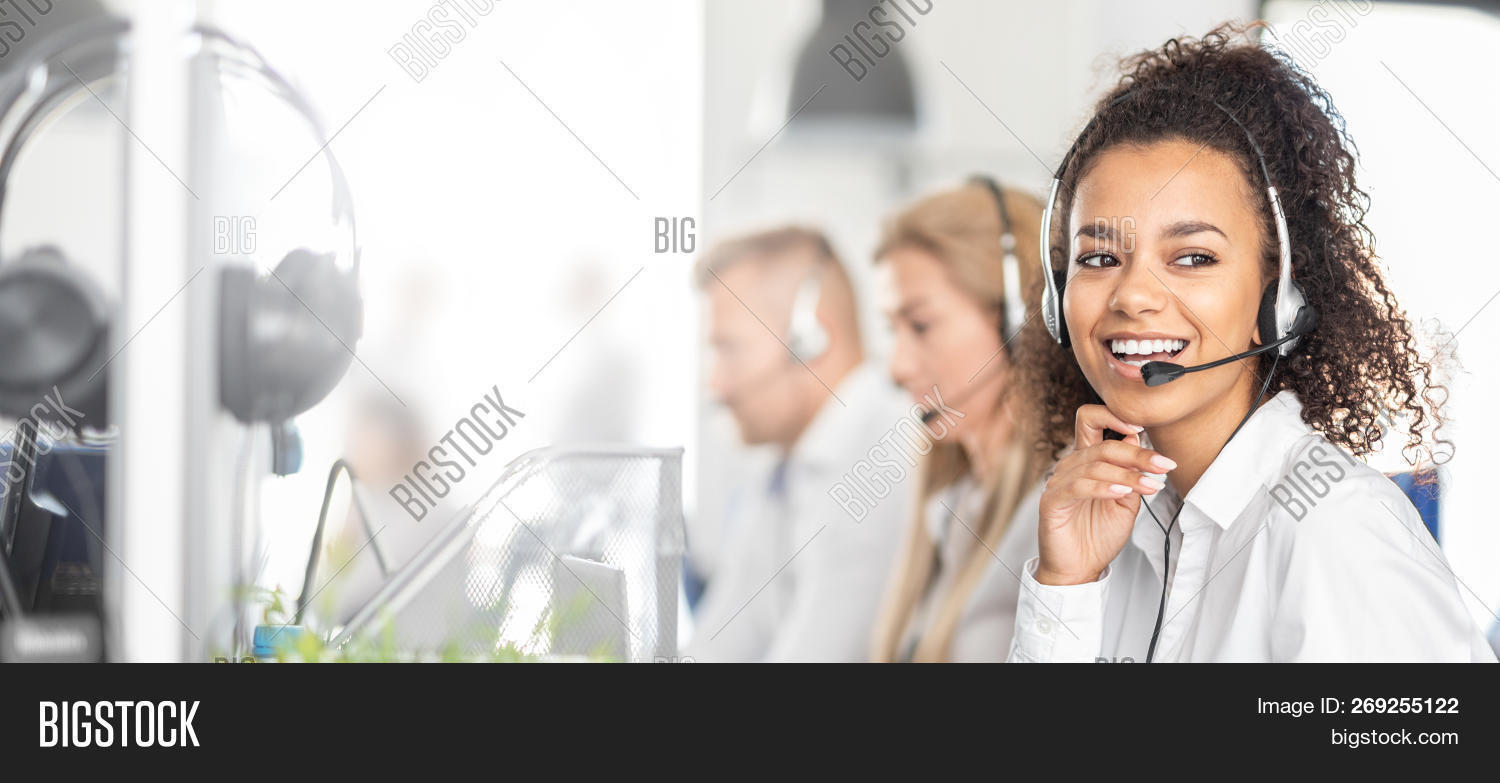 Call Center Worker Image & Photo (Free Trial) | Bigstock
