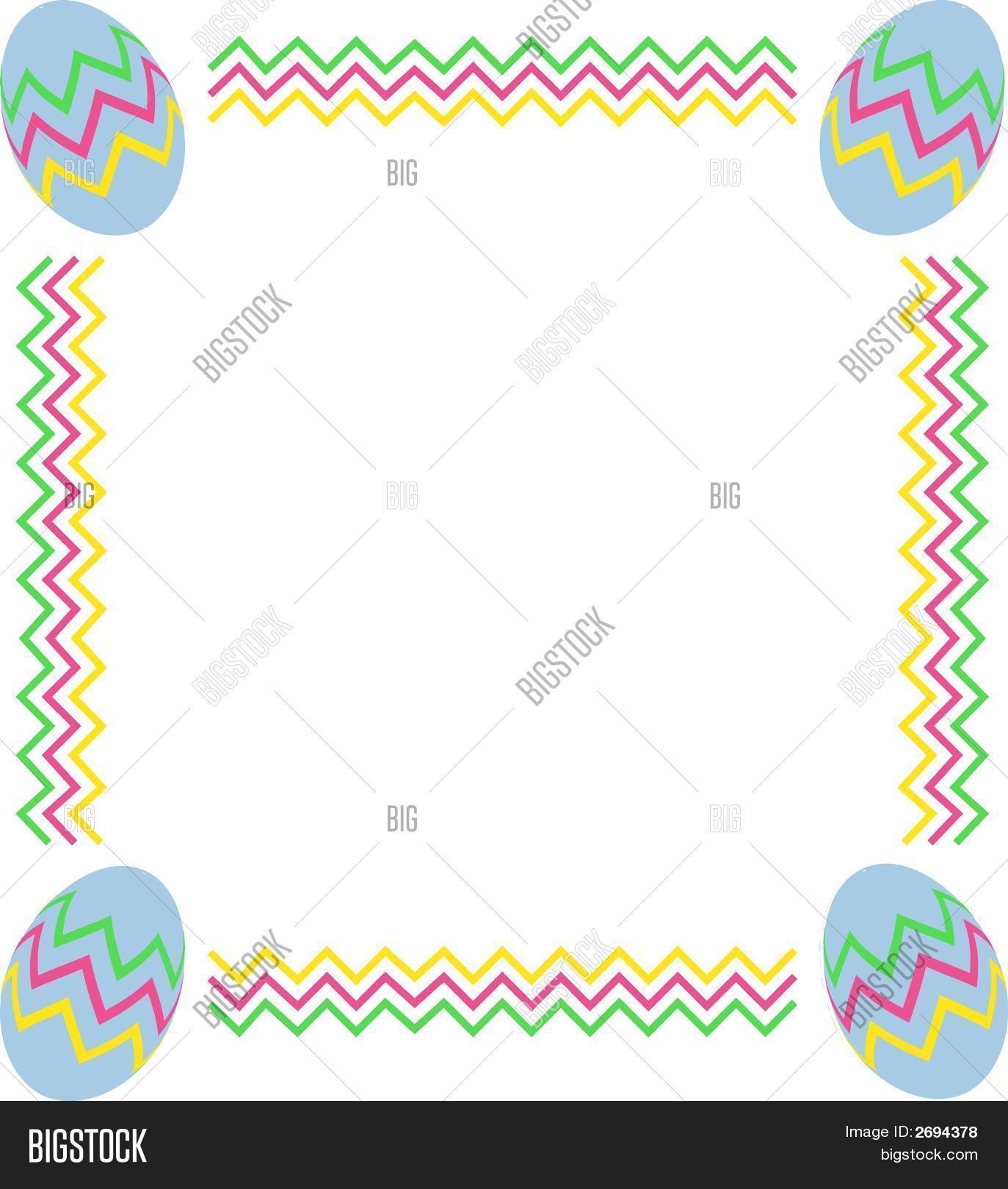 Easter Eggs Border Image & Photo (Free Trial) | Bigstock