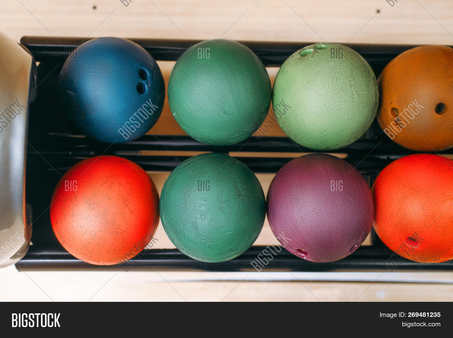 Rows Color Bowling Image & Photo (Free Trial) | Bigstock