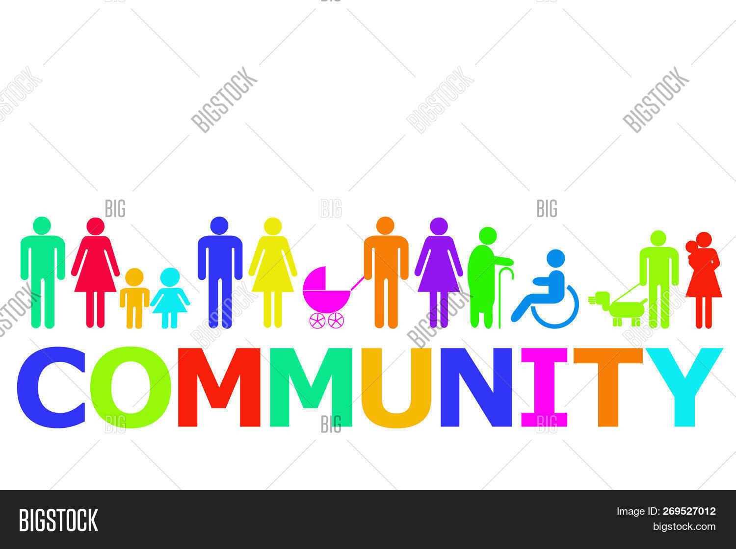 Community Concept Vector & Photo (Free Trial) | Bigstock