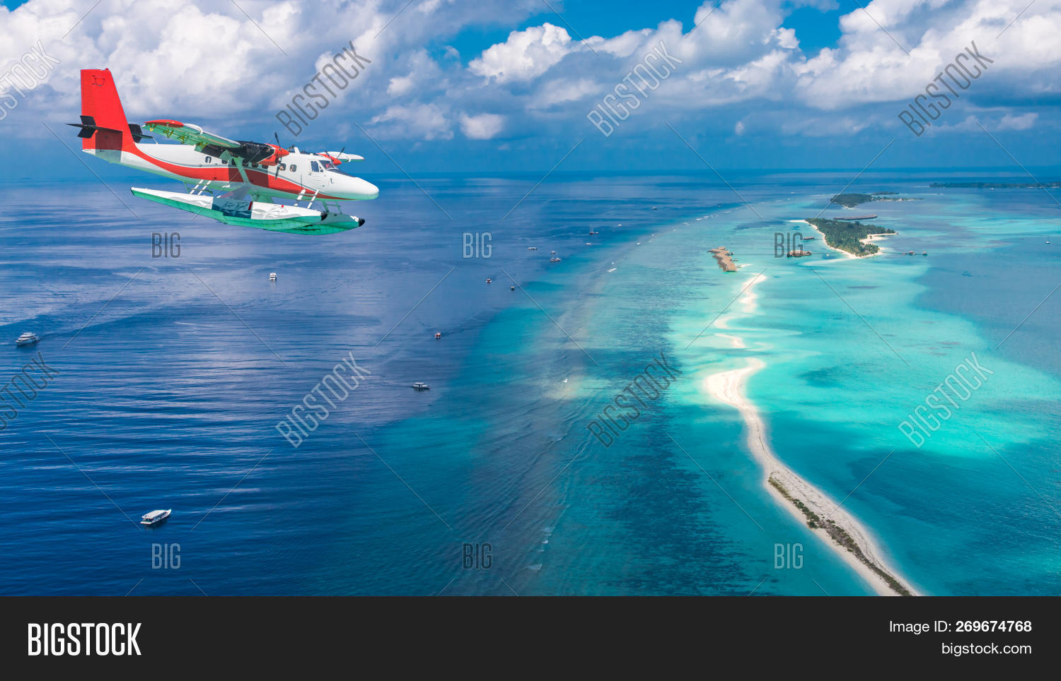 Aerial View Seaplane Image & Photo (Free Trial) | Bigstock