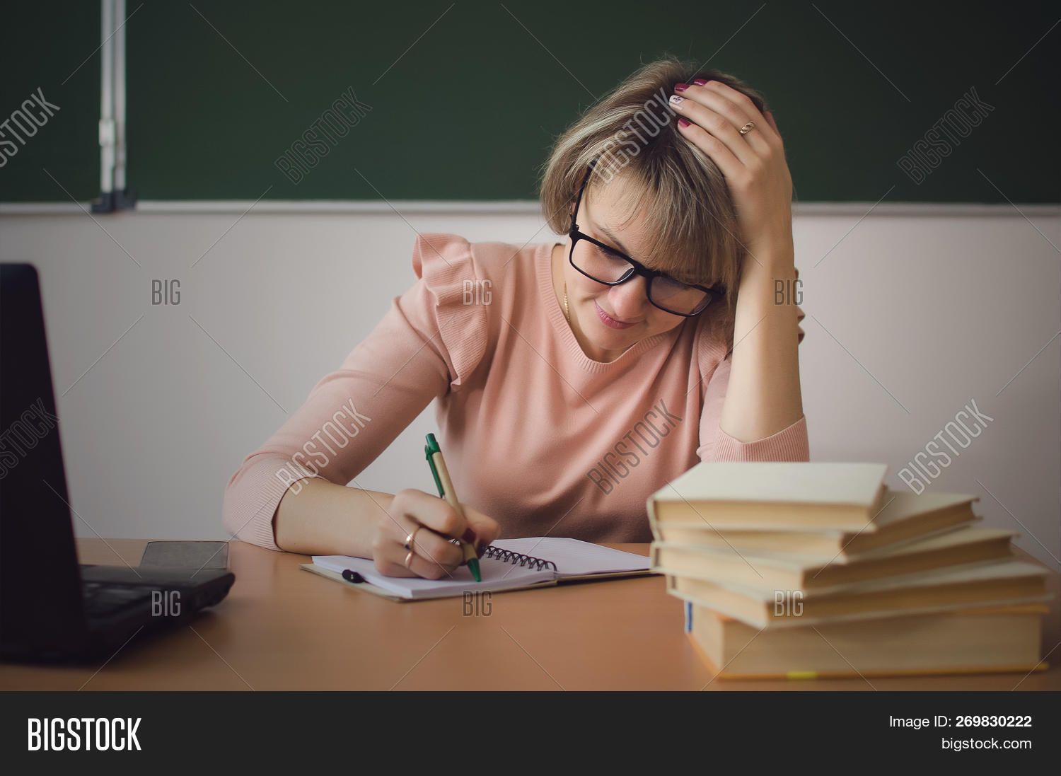 Teacher Writing School Image & Photo (Free Trial) | Bigstock