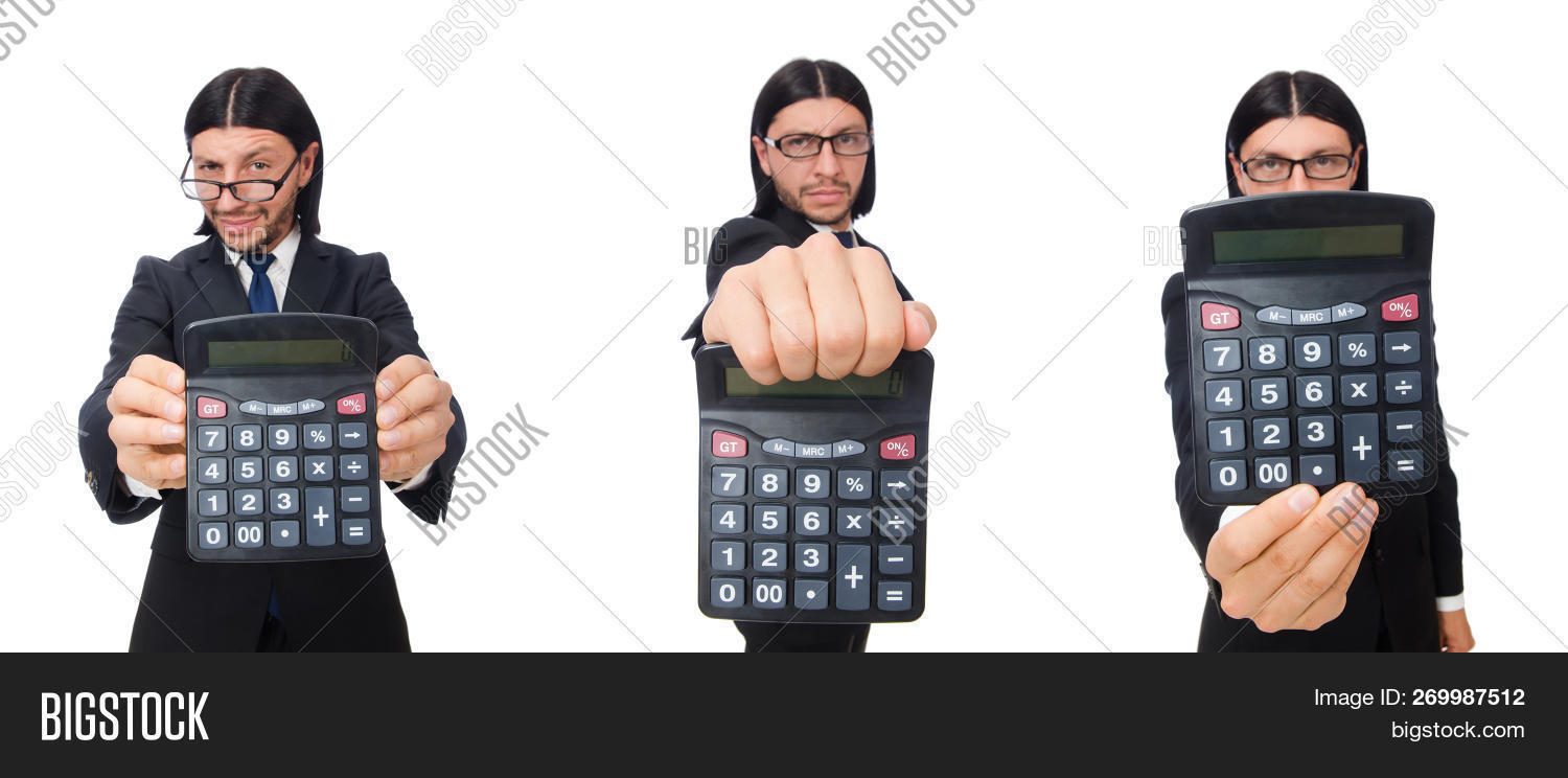 Man Calculator Image & Photo (Free Trial) | Bigstock