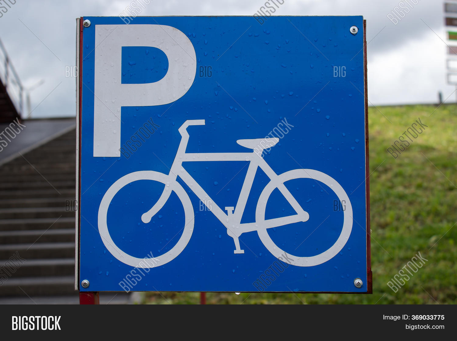 Bicycle Parking Sign Image & Photo (Free Trial) | Bigstock