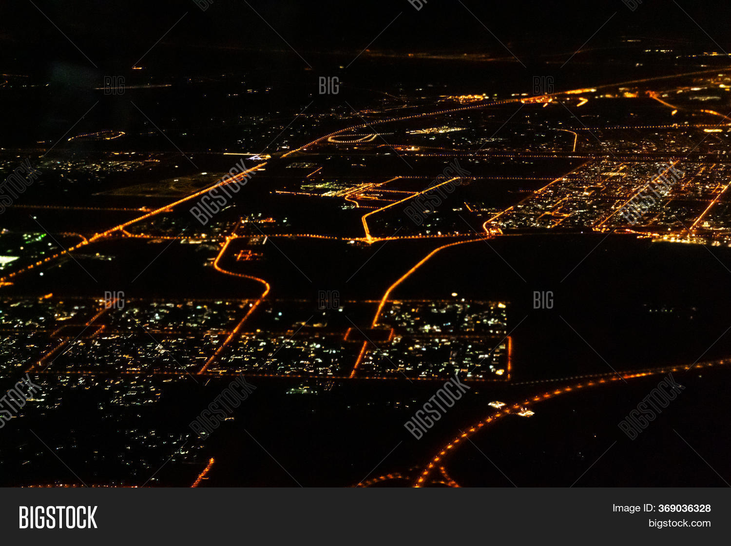 View Plane Night City Image & Photo (Free Trial) | Bigstock