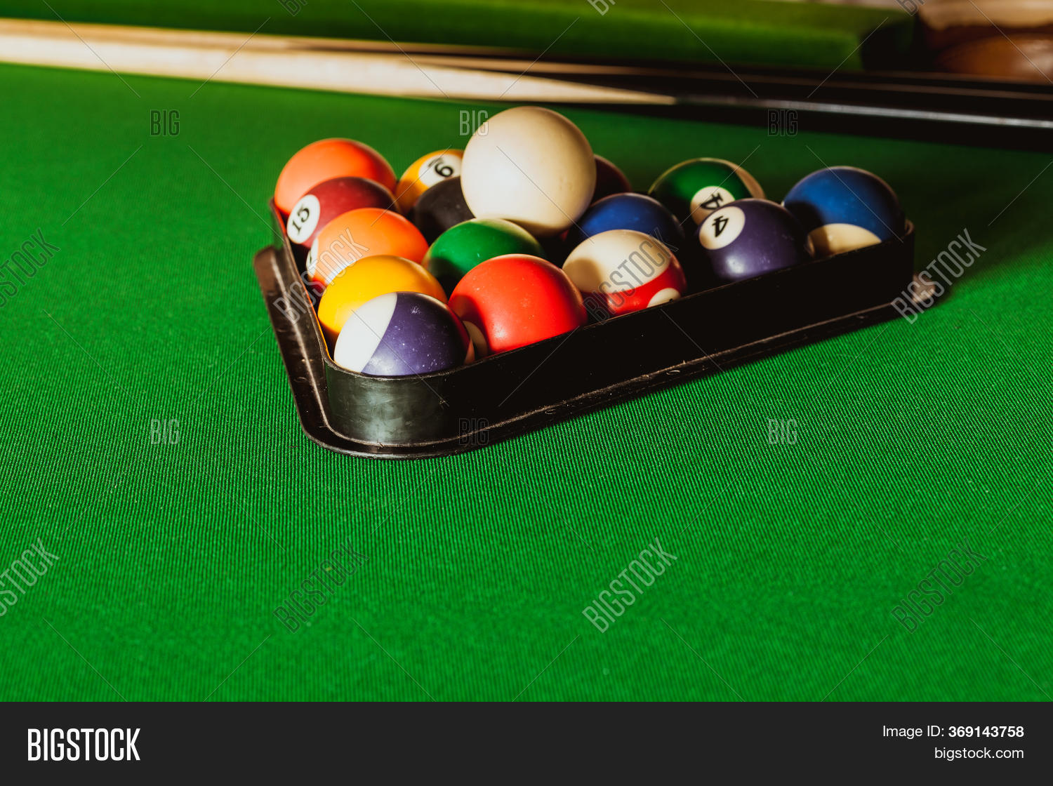 Billiard Balls Cue Image & Photo (Free Trial) | Bigstock