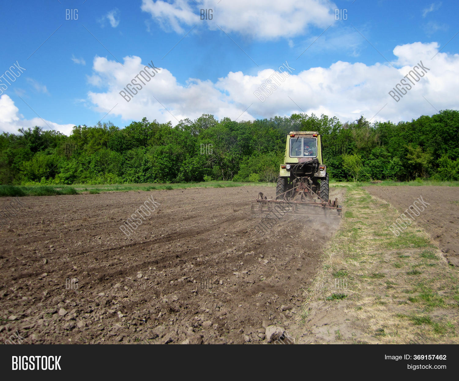 Plowed Field By Image & Photo (Free Trial) | Bigstock