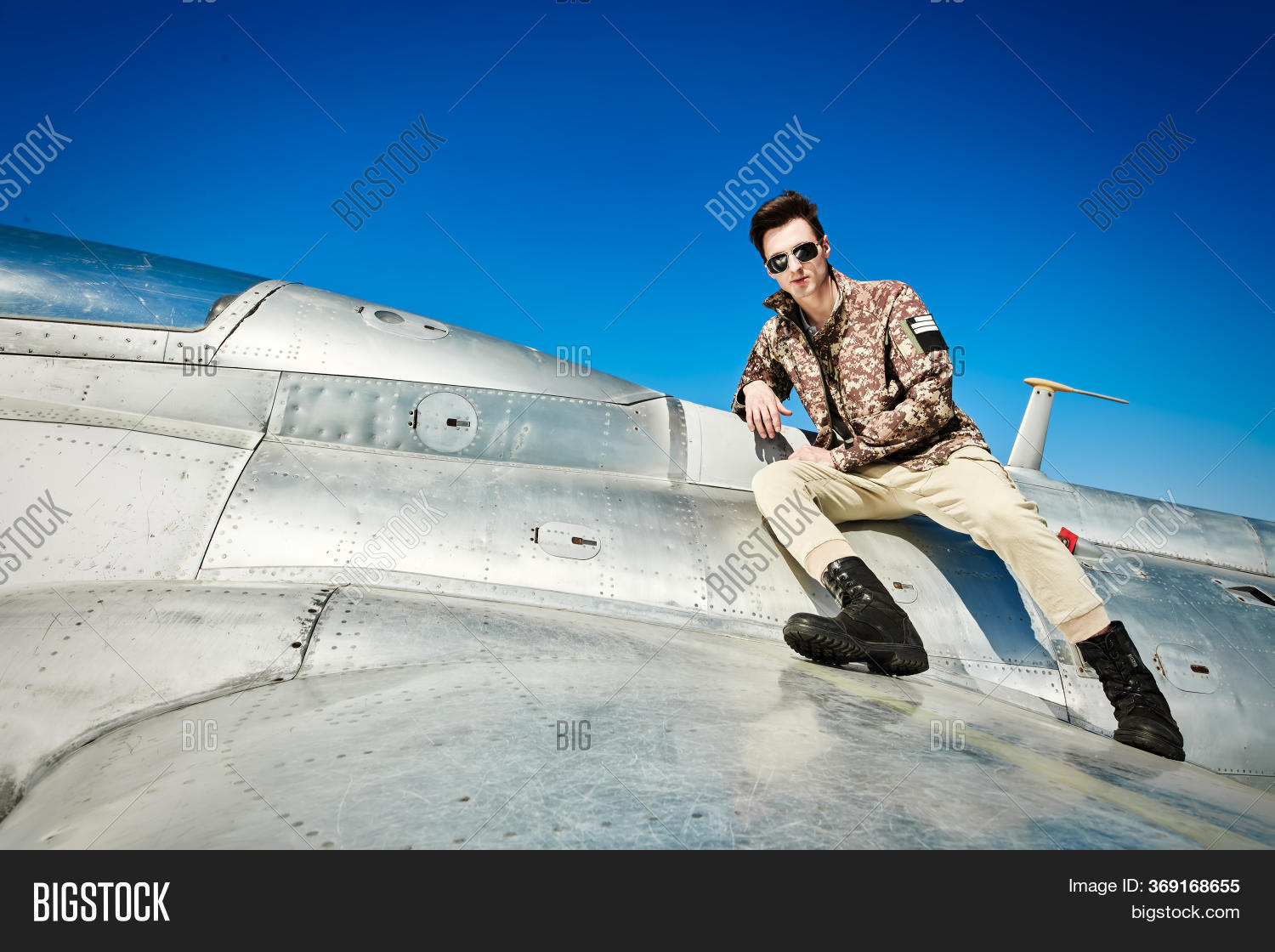 Handsome Man Pilot Image & Photo (Free Trial) | Bigstock