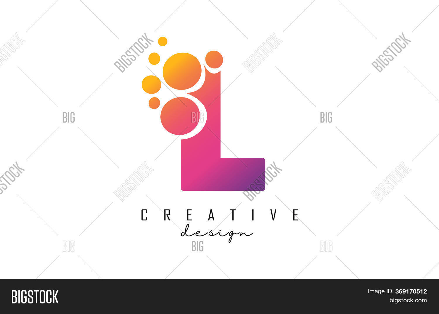 L Letter Logo Blue Vector & Photo (Free Trial) | Bigstock