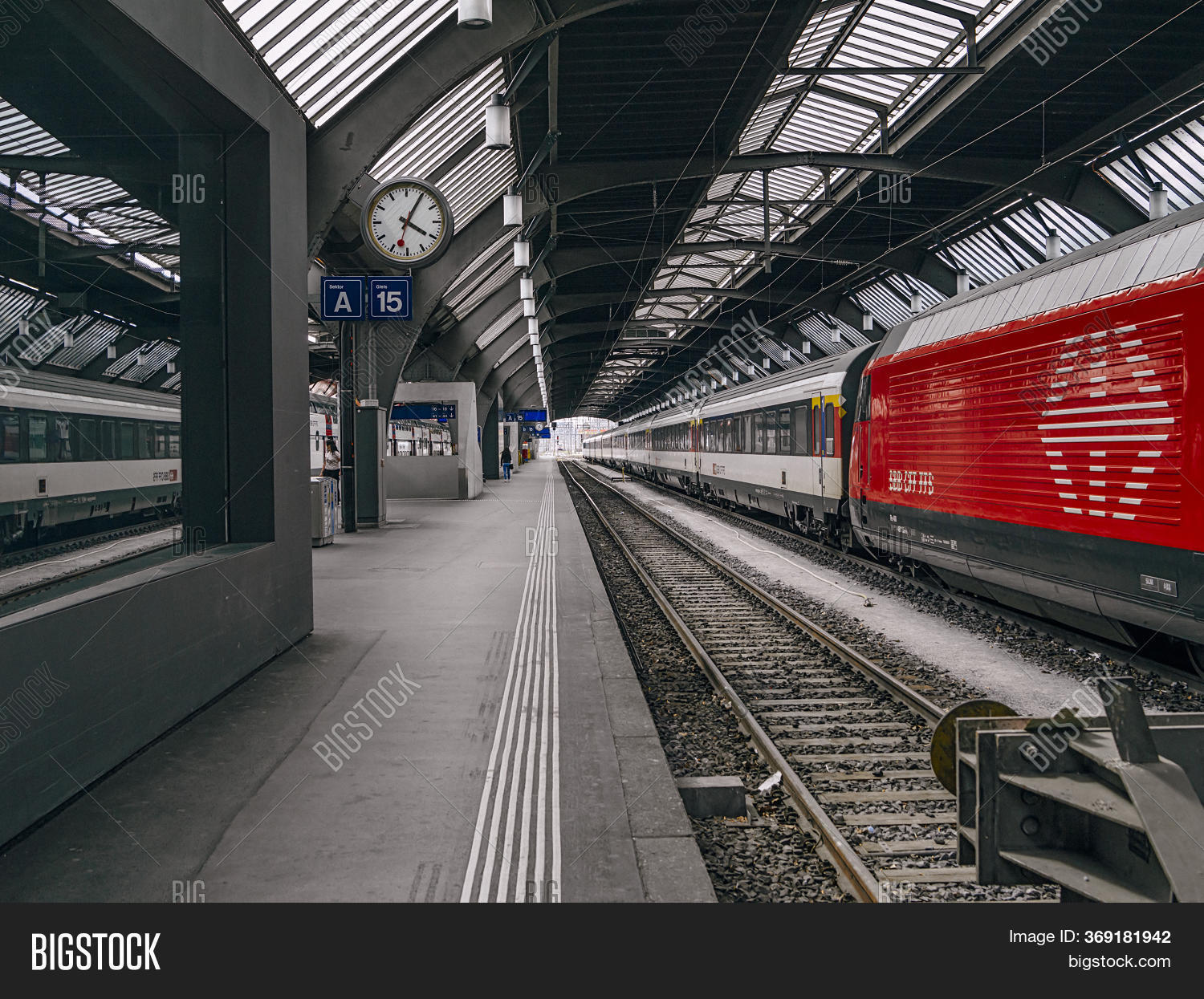 Train Station Zurich Switzerland