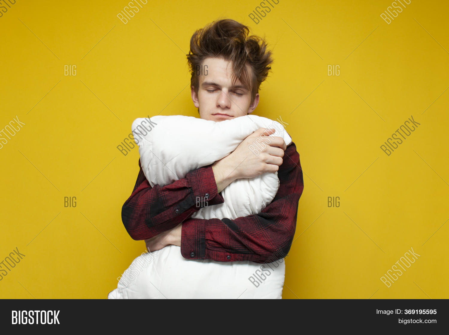 Sleepy Sad Guy Hugs Image & Photo (Free Trial) | Bigstock