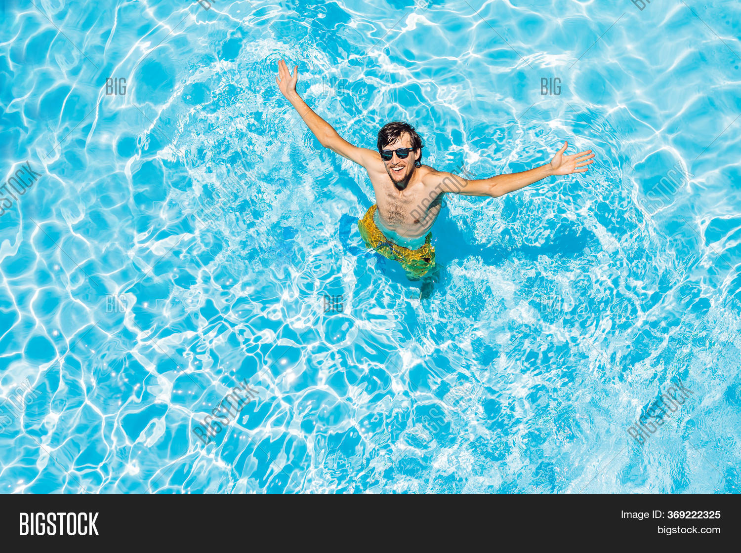 Young Man Swims Pool, Image & Photo (Free Trial) | Bigstock