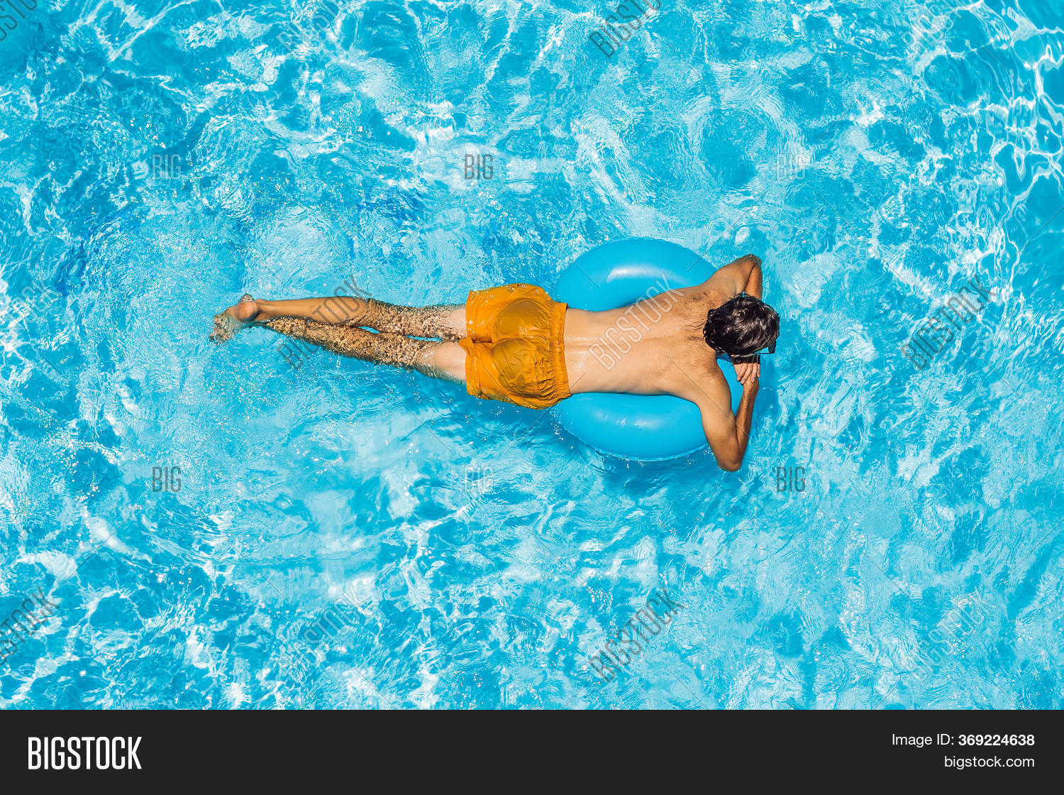 Young Man Swims Pool, Image & Photo (Free Trial) | Bigstock