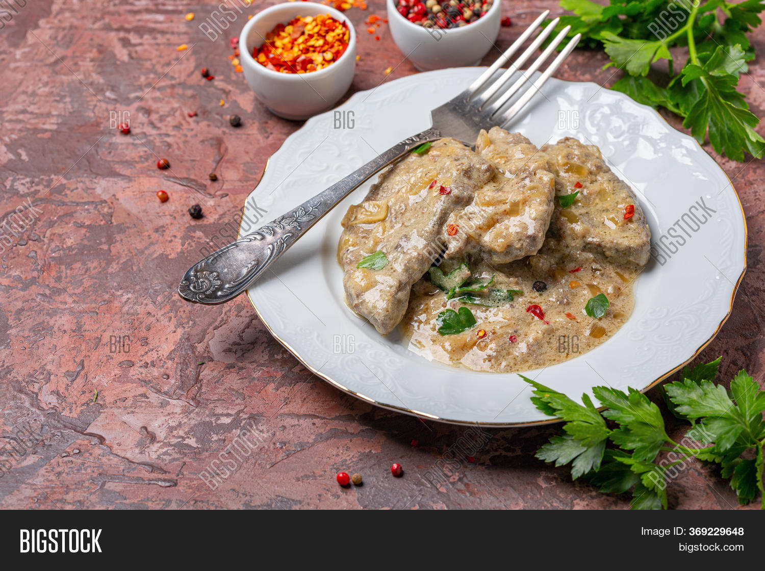 Beef Liver Stewed Sour Image & Photo (Free Trial) | Bigstock