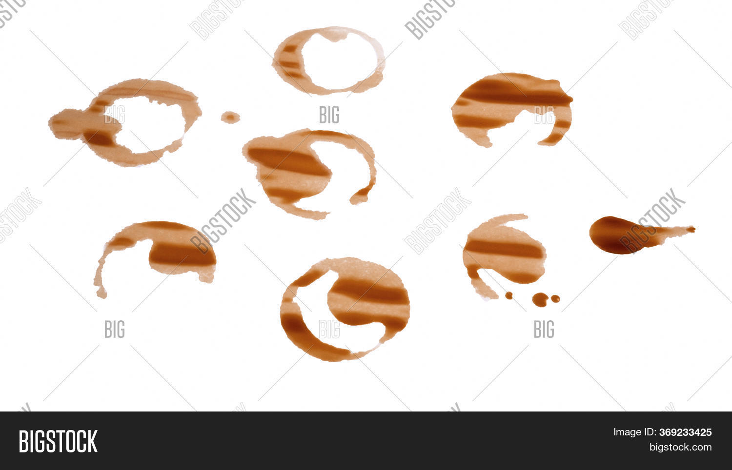 Coffee Stains Isolated Image & Photo (Free Trial) | Bigstock