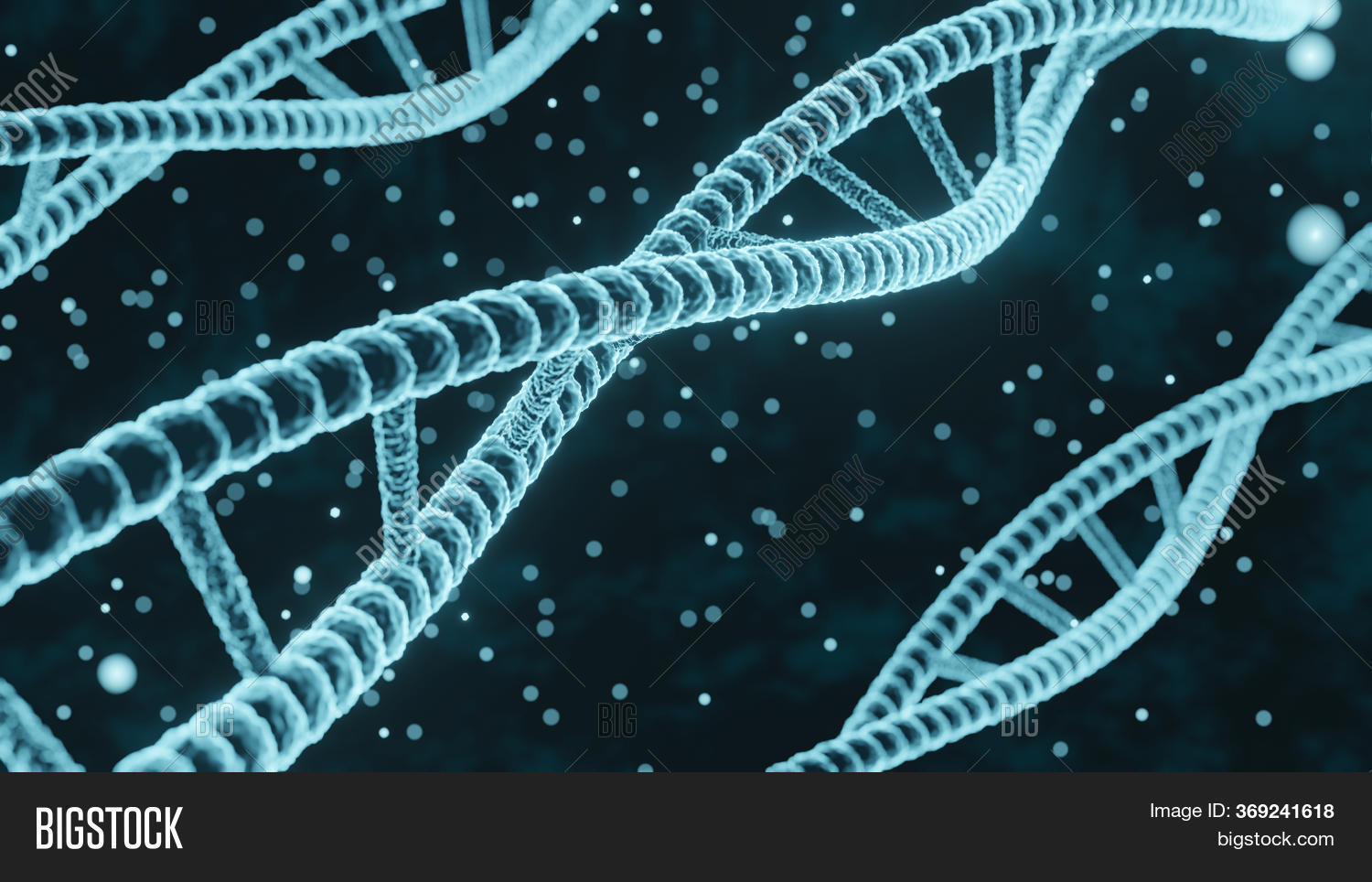 Dna Molecules Blue Image & Photo (Free Trial) | Bigstock