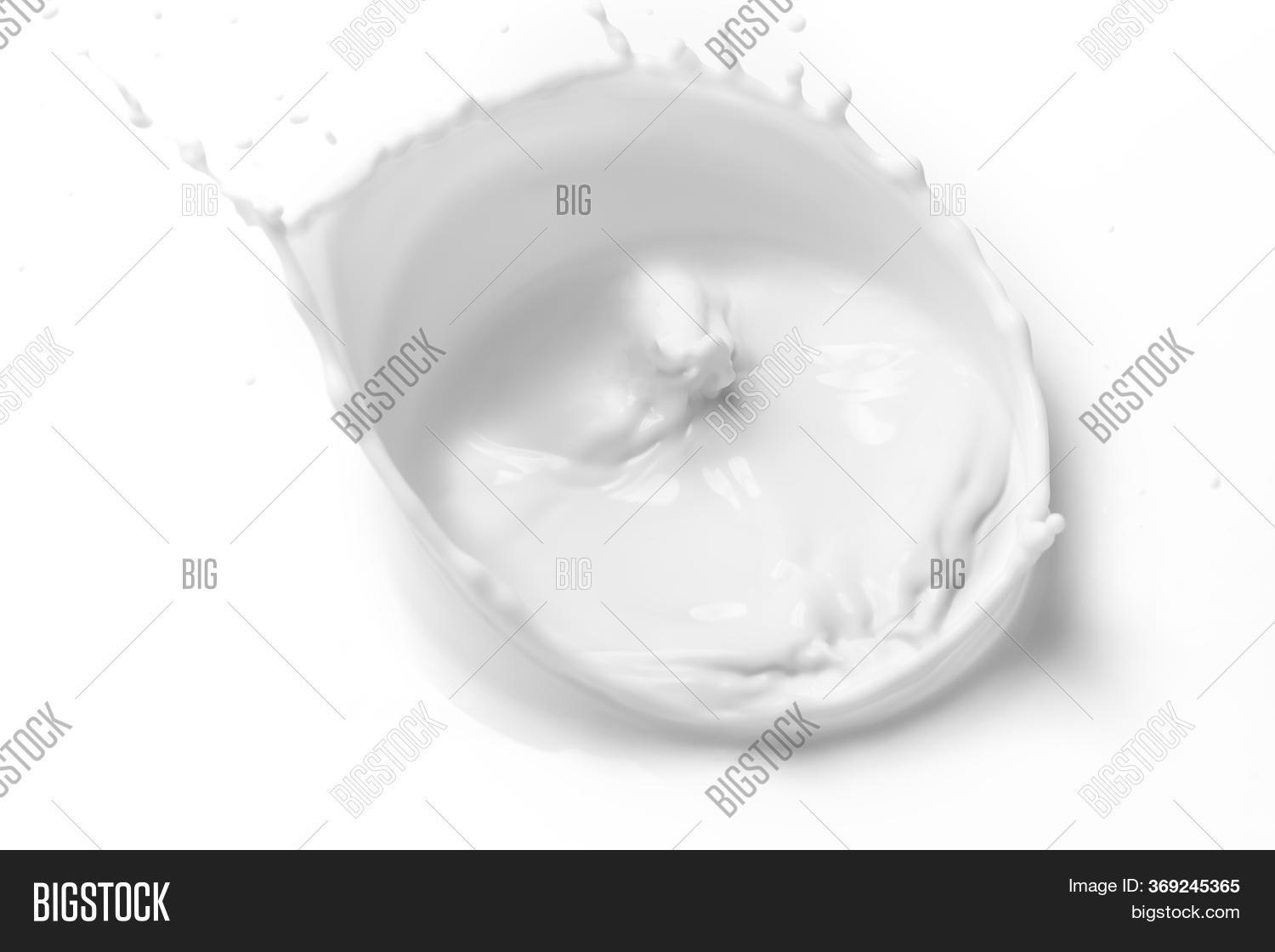 Pouring Milk Splash Image & Photo (Free Trial) | Bigstock