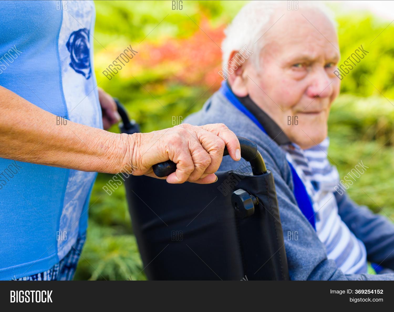 Old Disabled Man Image & Photo (Free Trial) | Bigstock
