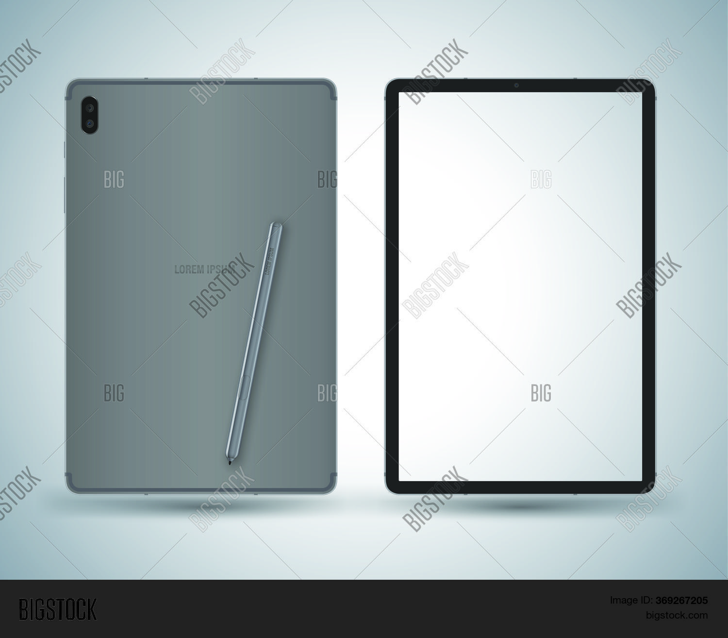 Tablet Mockup Vector & Photo (Free Trial) | Bigstock
