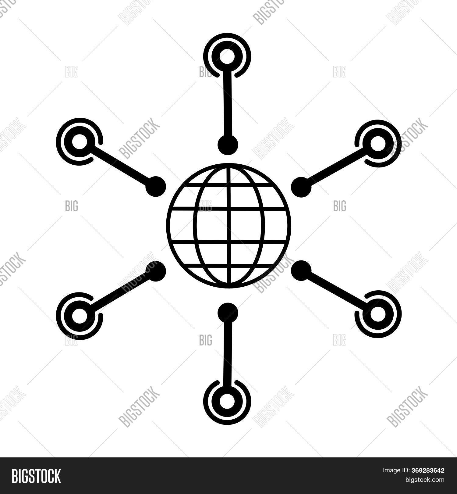 Connect Icon On White Image & Photo (Free Trial) | Bigstock