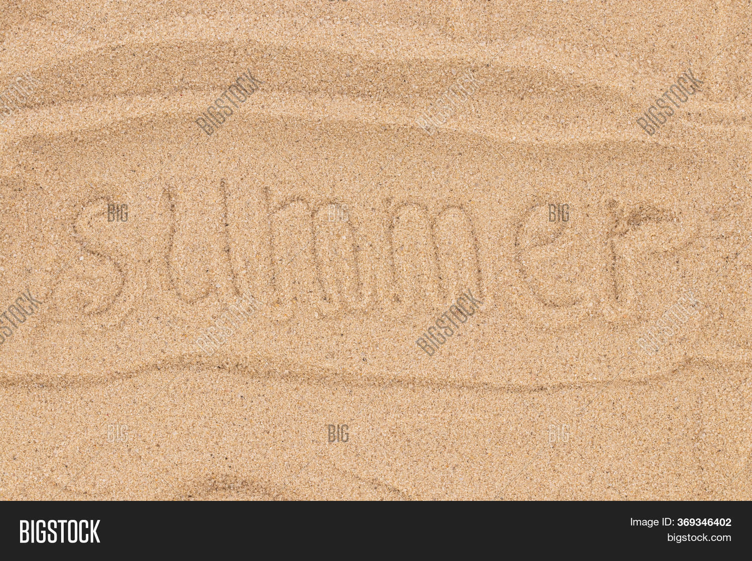 Summer Written Sand. Image & Photo (Free Trial) | Bigstock