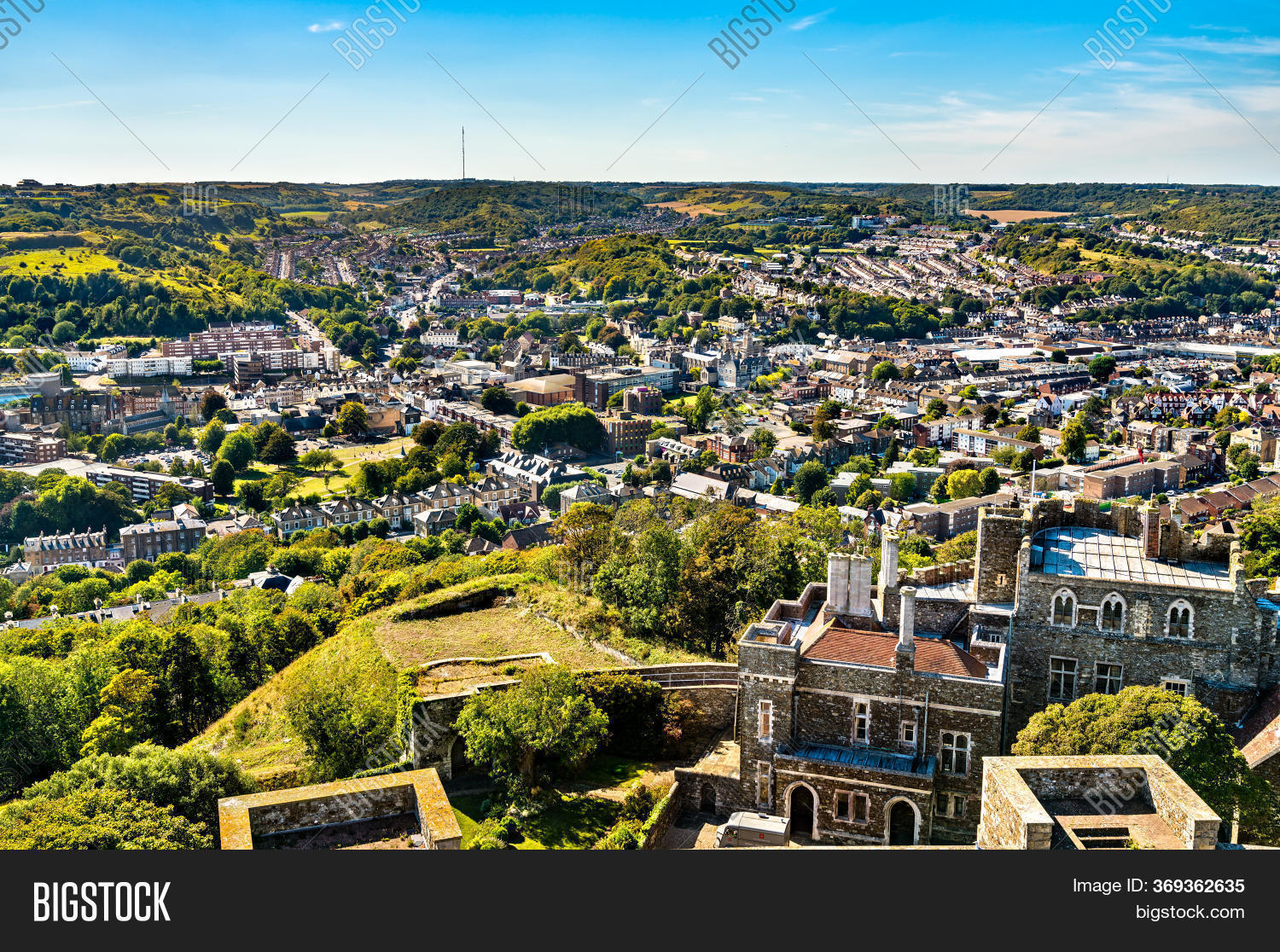 Aerial View Dover, Image & Photo (Free Trial) | Bigstock