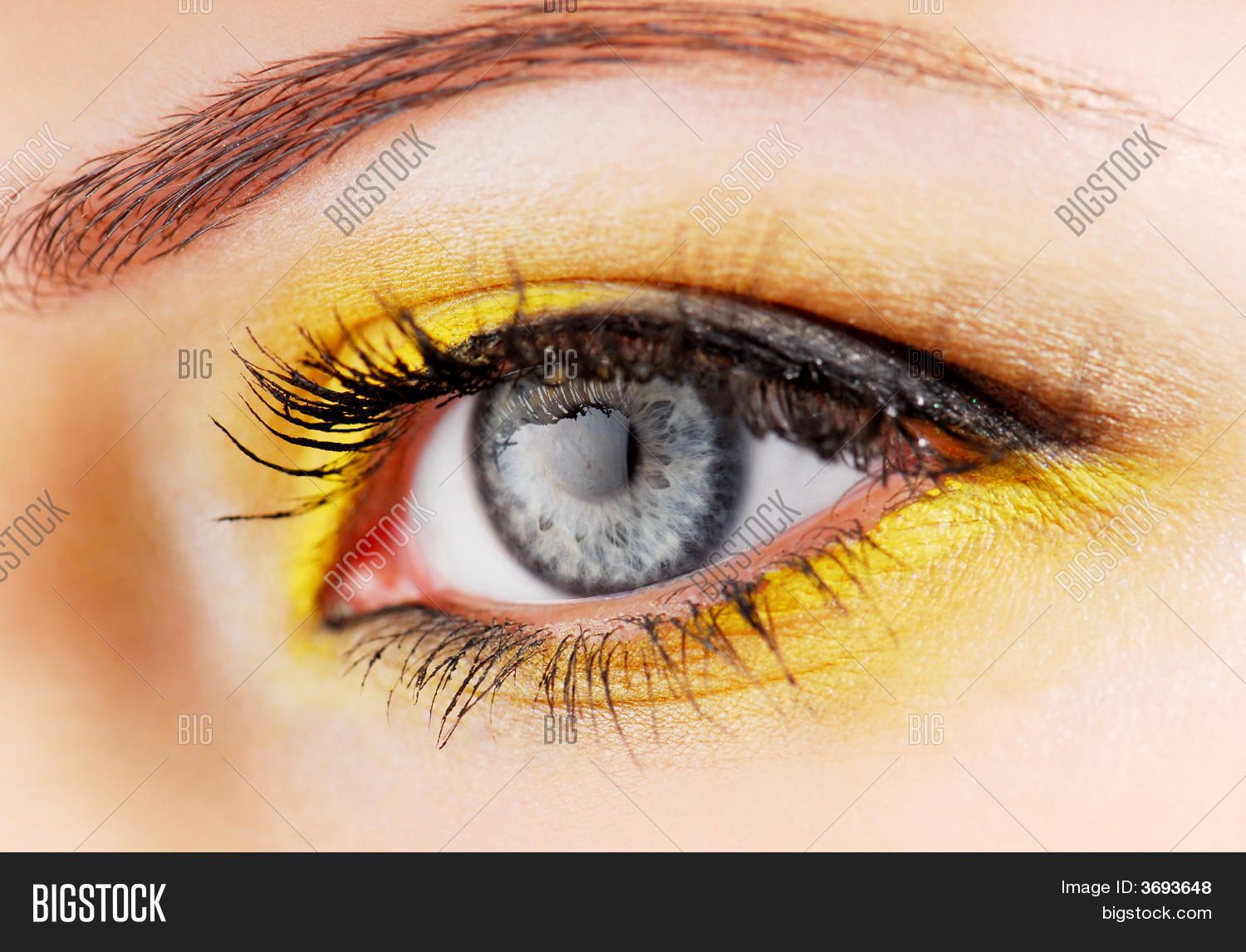 Yellow Eyeshadow Image & Photo (Free Trial) | Bigstock