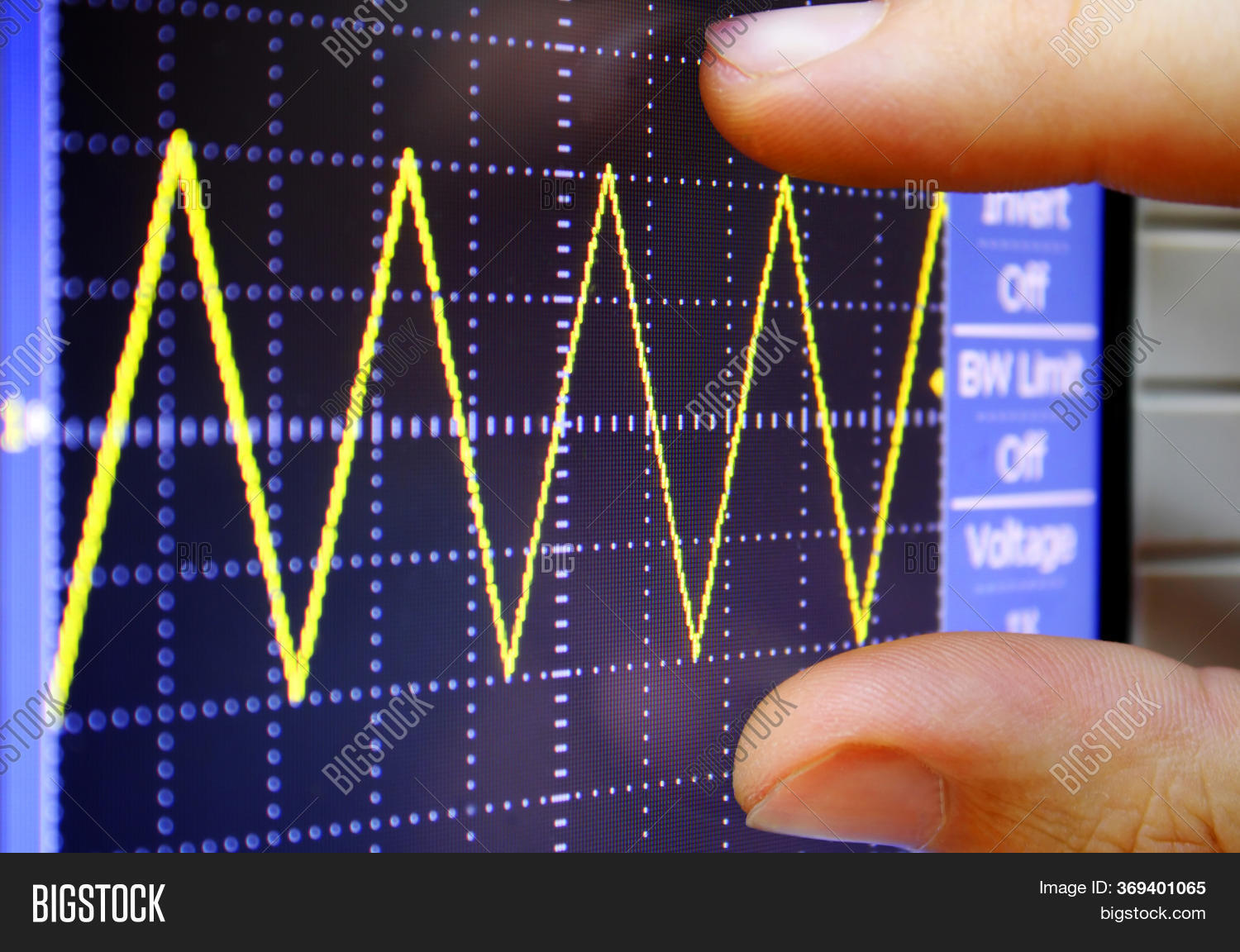 Oscilloscope Screen Image & Photo (Free Trial) | Bigstock