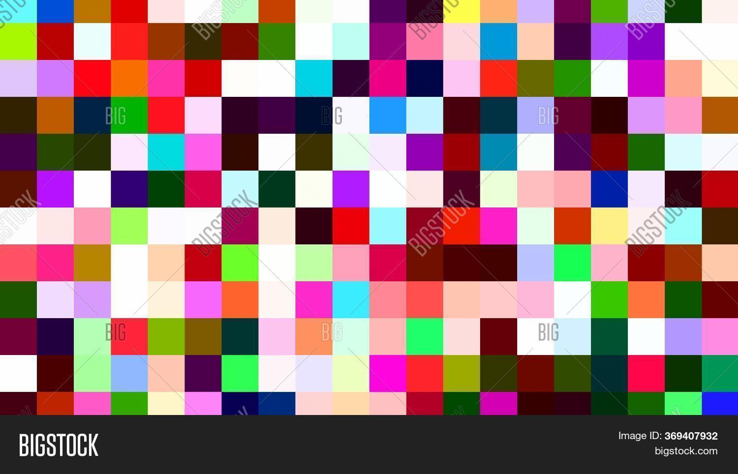 Random Rainbow Pixel Image & Photo (Free Trial) | Bigstock