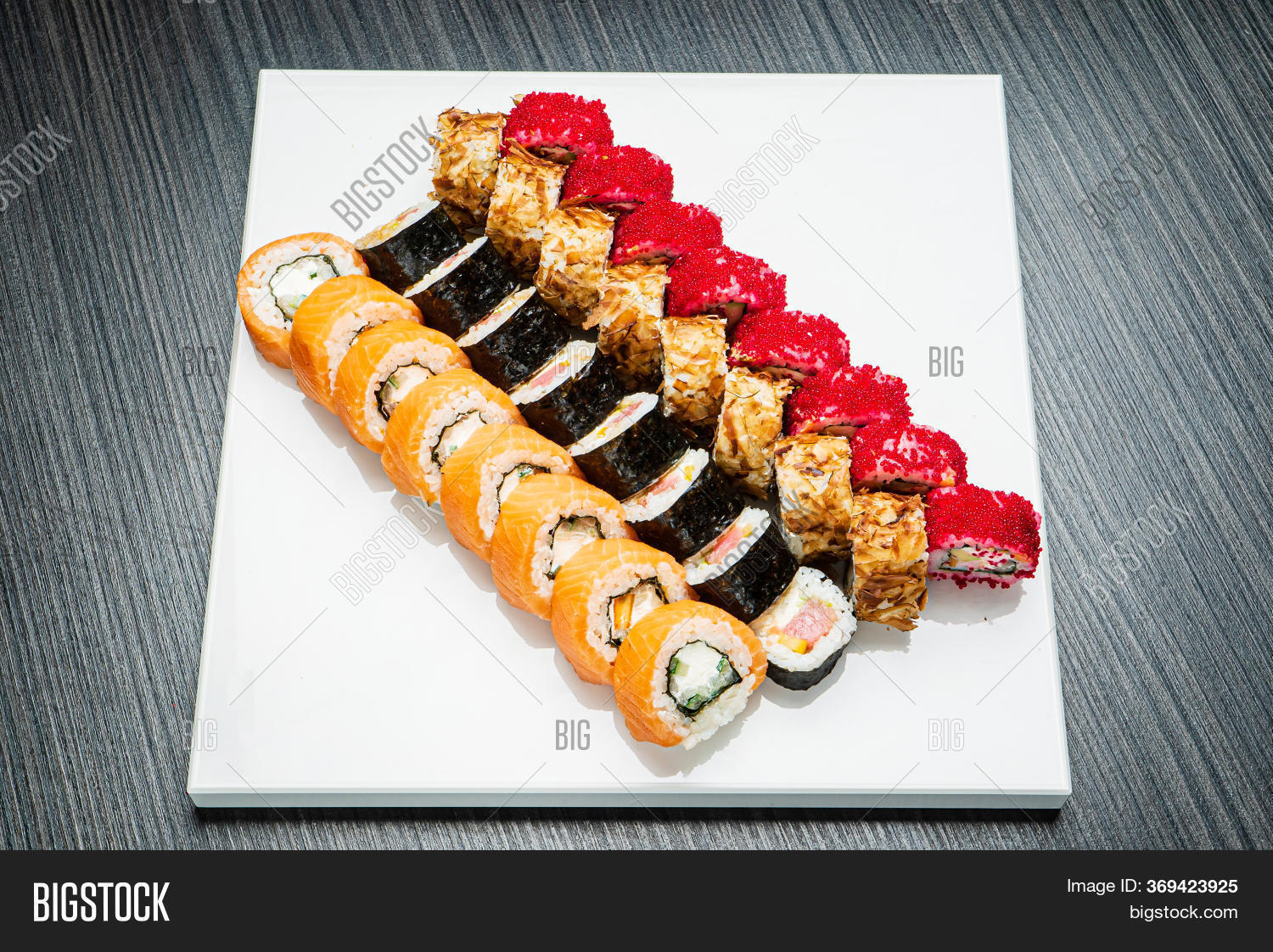 Sushi Set On White Image & Photo (Free Trial) | Bigstock