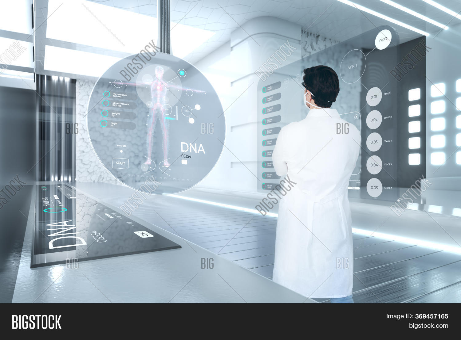 Scientist Futuristic Image & Photo (Free Trial) | Bigstock