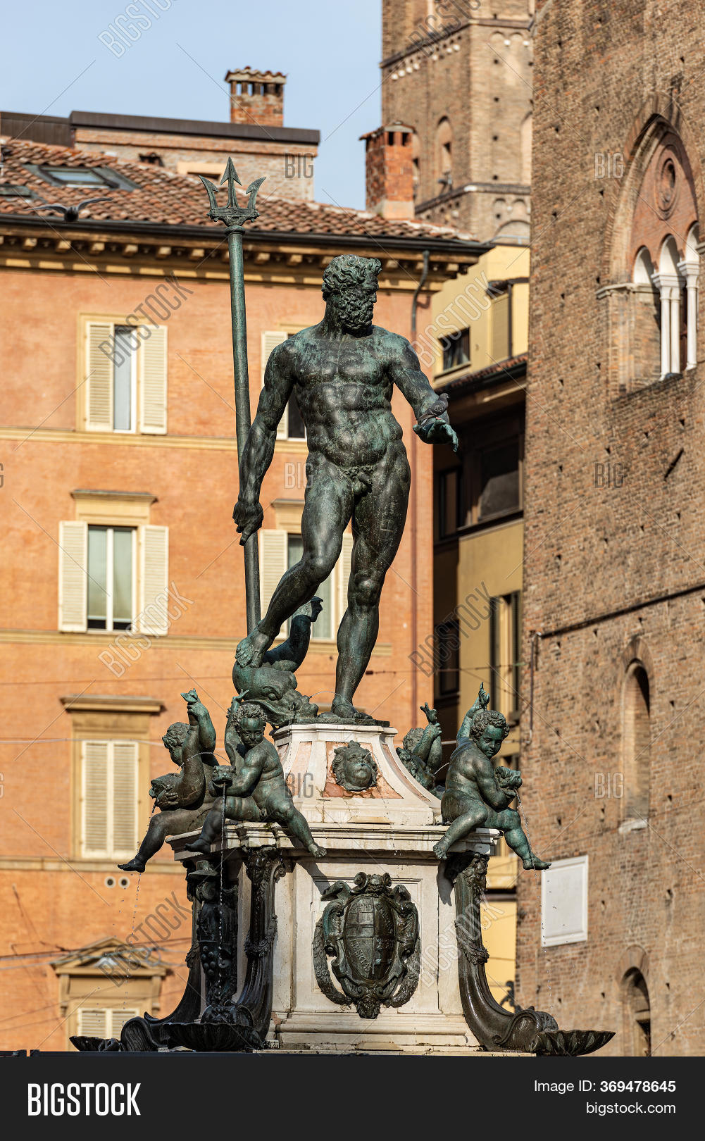 Bronze Statue Neptune Image & Photo (Free Trial) | Bigstock