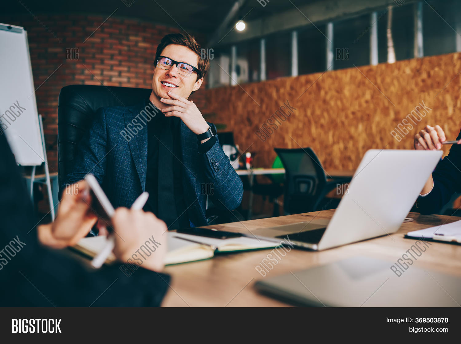 Colleagues Discussing Image & Photo (Free Trial) | Bigstock