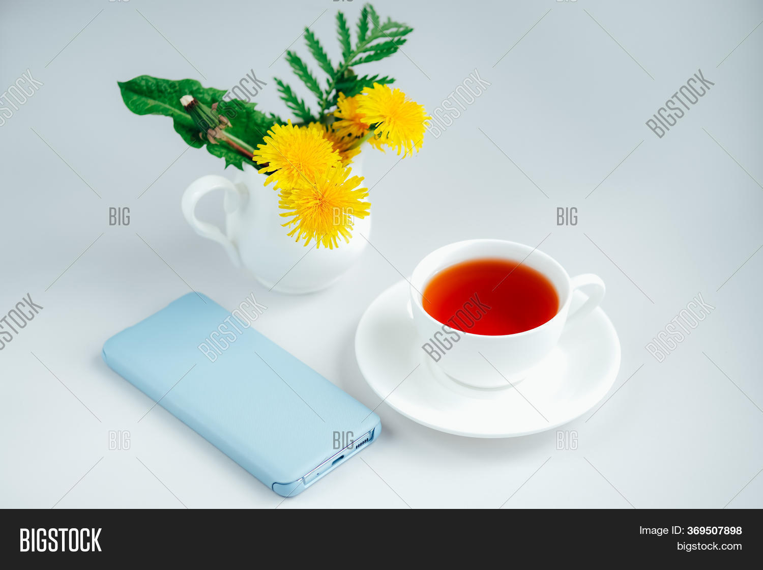 Morning Tea Light Blue Image & Photo (Free Trial) | Bigstock