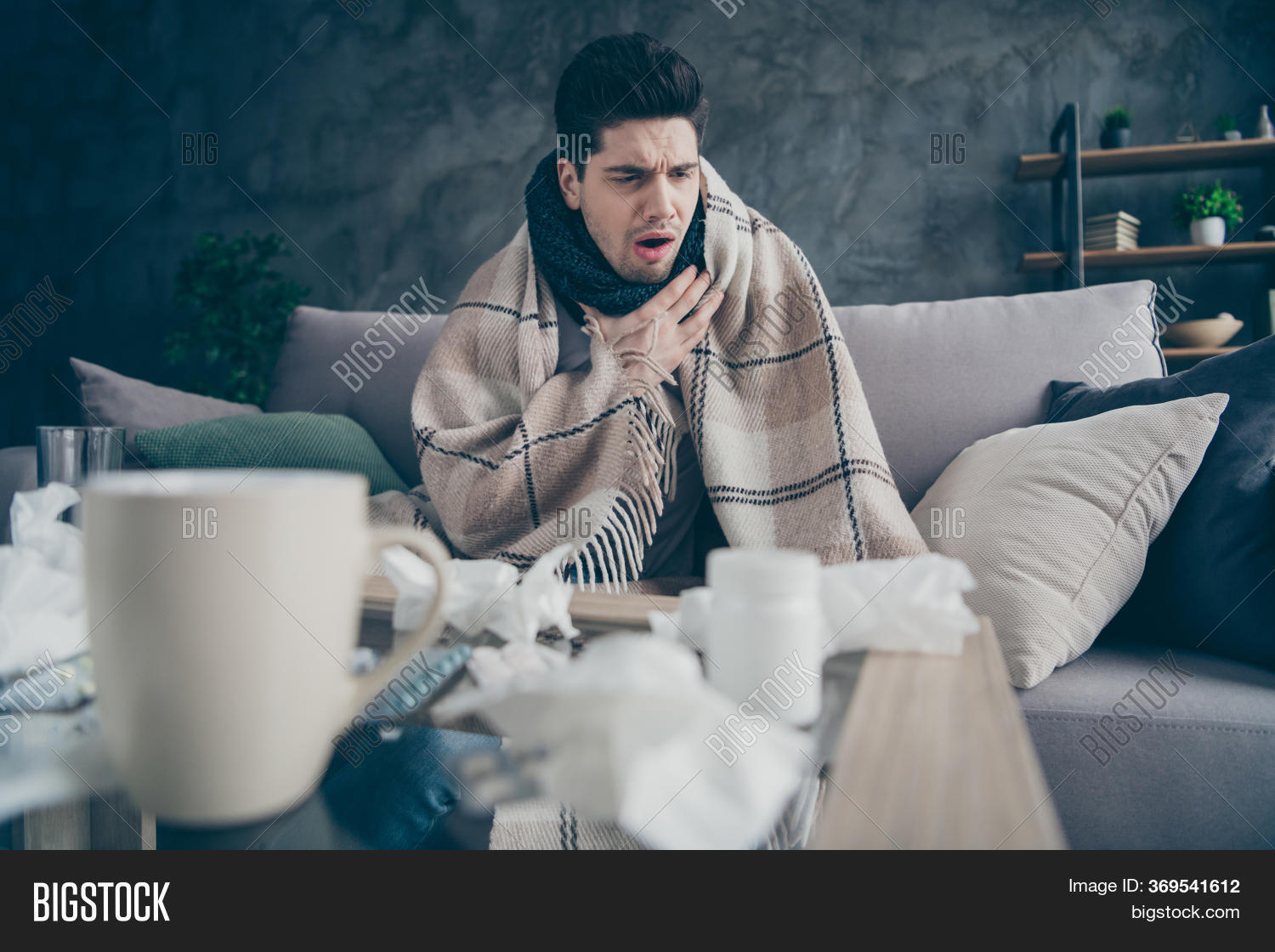 Portrait His He Sick Image & Photo (Free Trial) | Bigstock