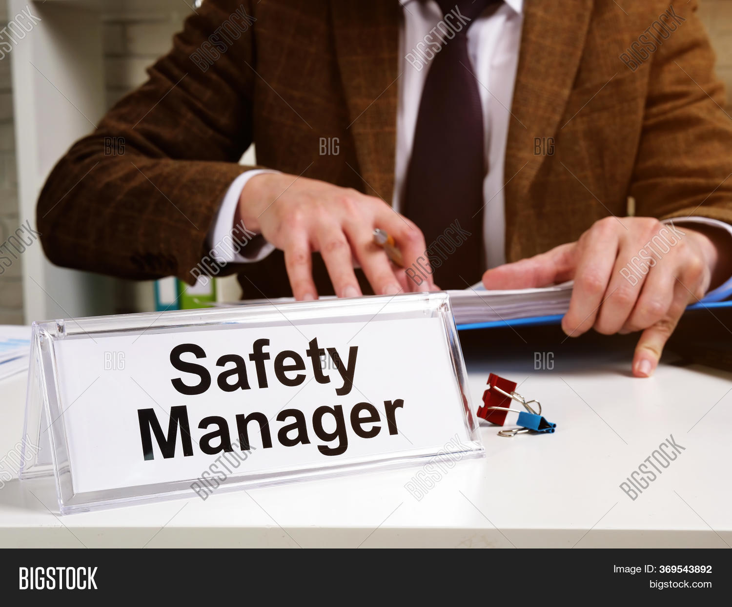 Safety Manager Works Image & Photo (Free Trial) | Bigstock