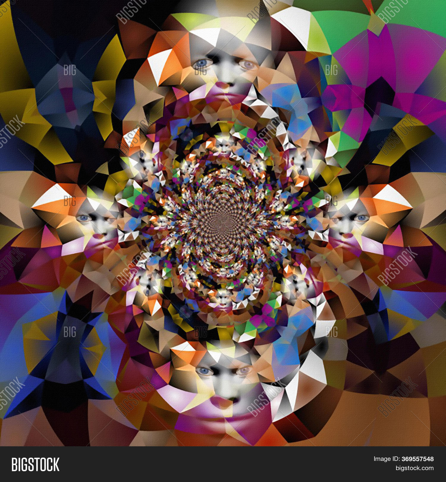 Abstract Faces. Image & Photo (Free Trial) | Bigstock
