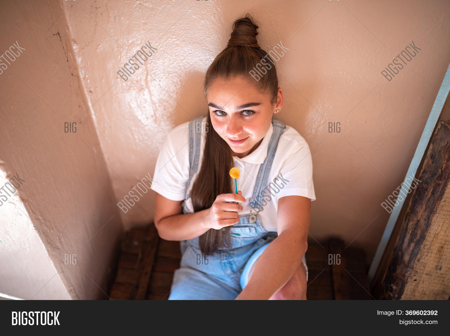 Girl Candy On Stick Image & Photo (Free Trial) | Bigstock