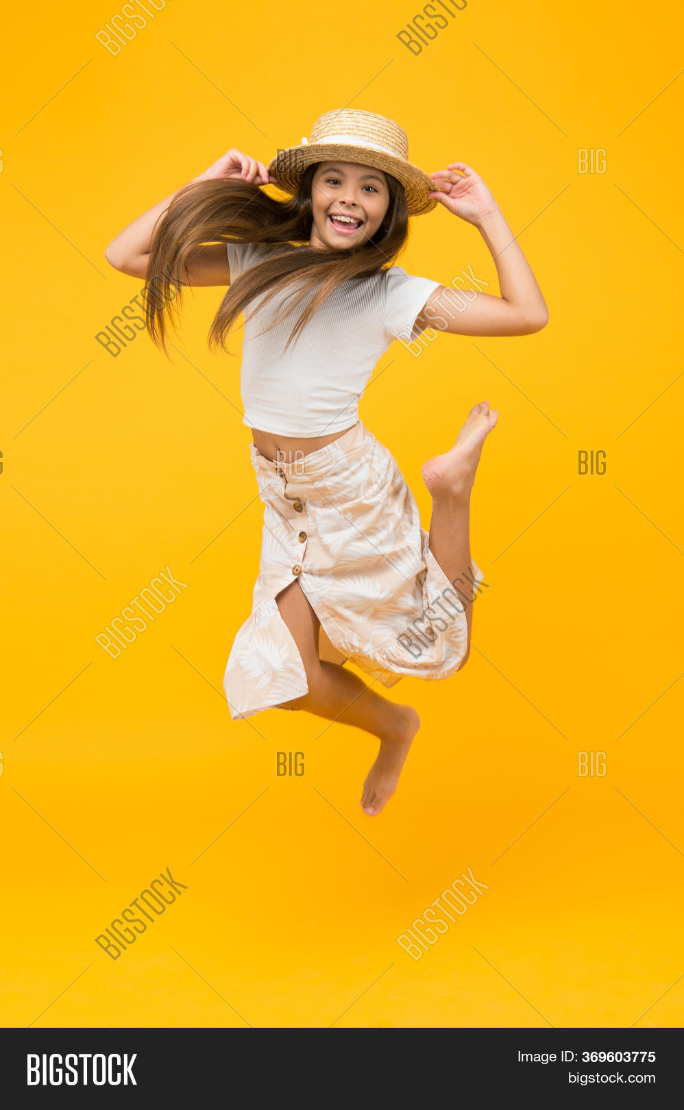 Happy Barefoot Child Image & Photo (Free Trial) | Bigstock