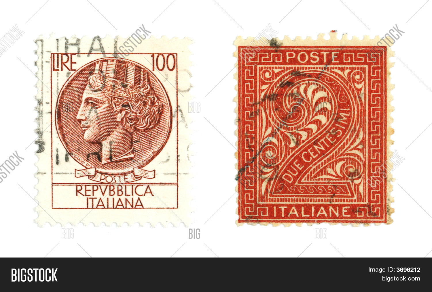 Italian Stamps Image & Photo (Free Trial) | Bigstock