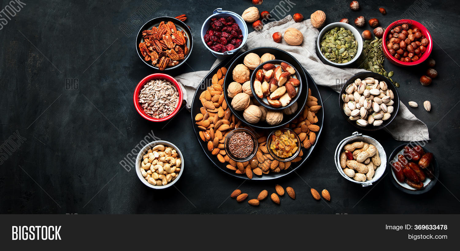 Different Types Nuts, Image & Photo (Free Trial) | Bigstock