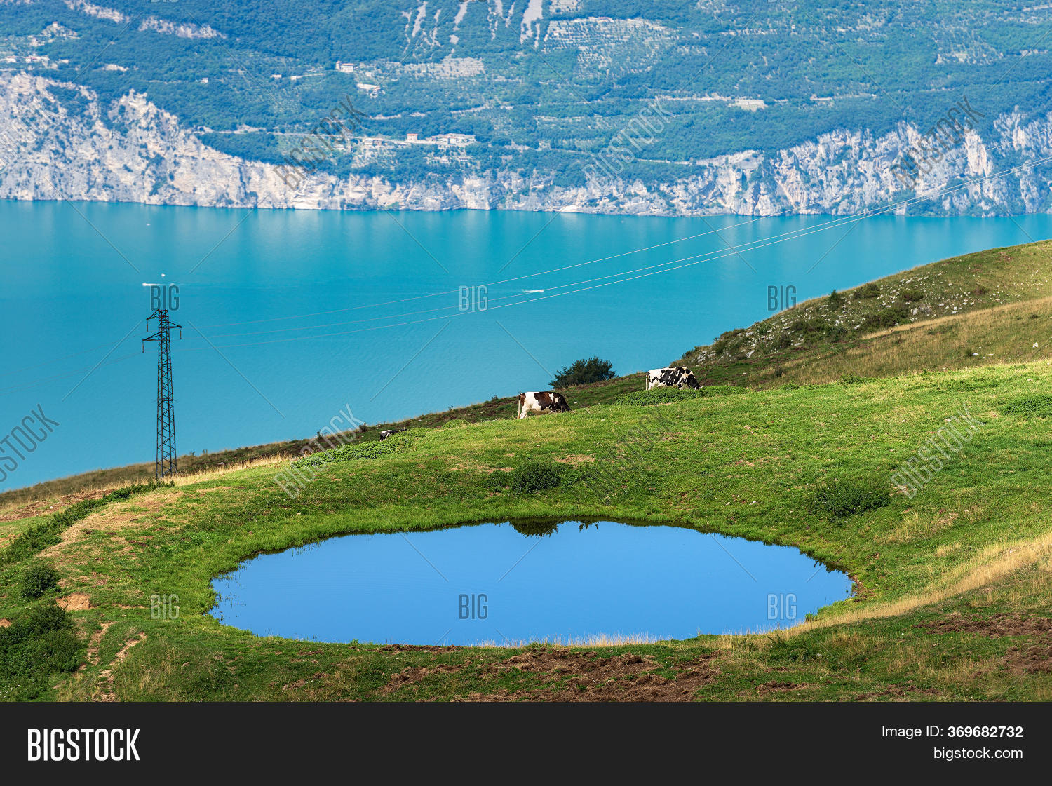 Aerial View Lake Garda Image & Photo (Free Trial) | Bigstock