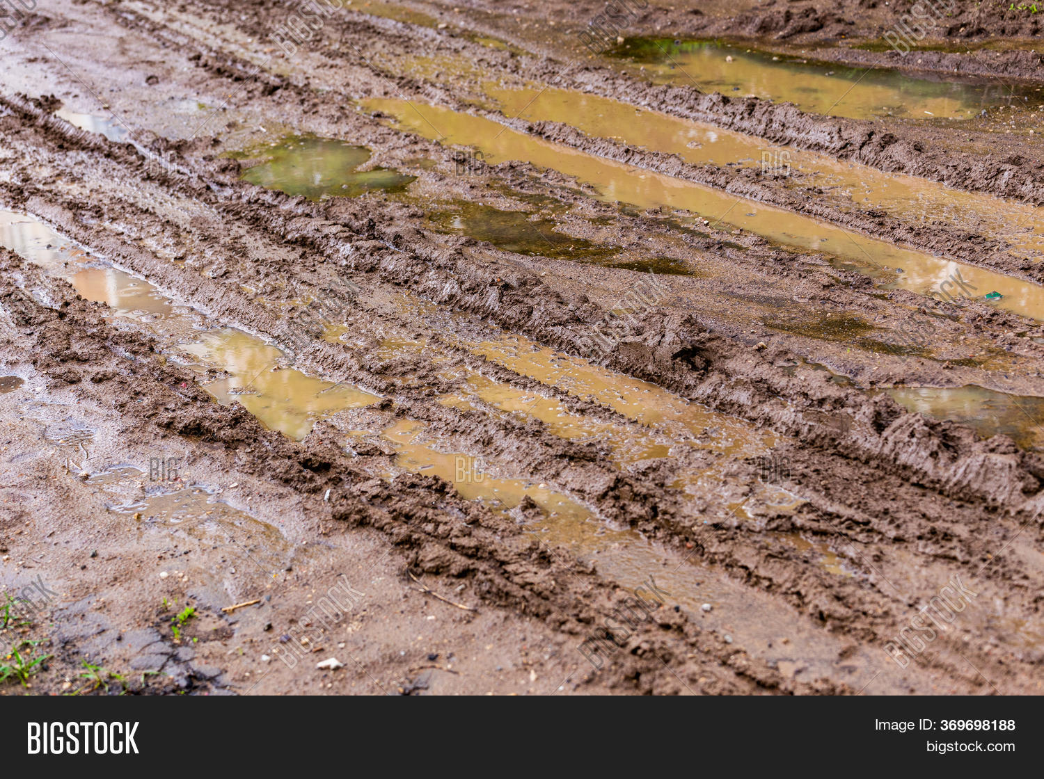 Dirty Clay Mud Road Image & Photo (Free Trial) | Bigstock