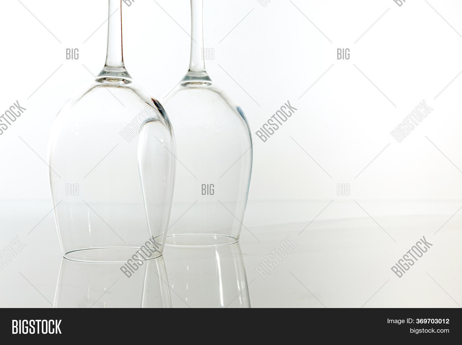 Two Inverted Glasses Image & Photo (Free Trial) | Bigstock