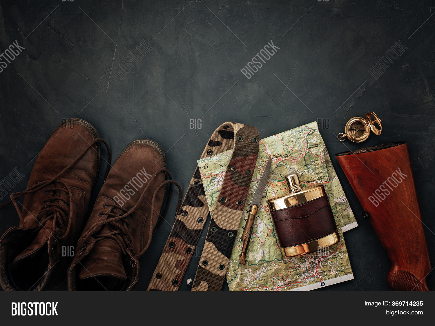 Flat Lay Hunting Image & Photo (Free Trial) | Bigstock